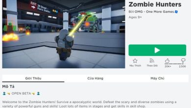Tổng hợp mã gift code Zombie Hunter Roblox mới nhất 02/2026